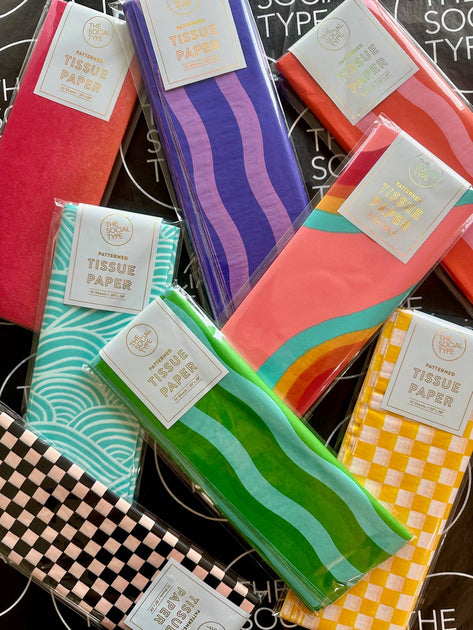 Yellow Checker Tissue Paper – A.MANO Brooklyn