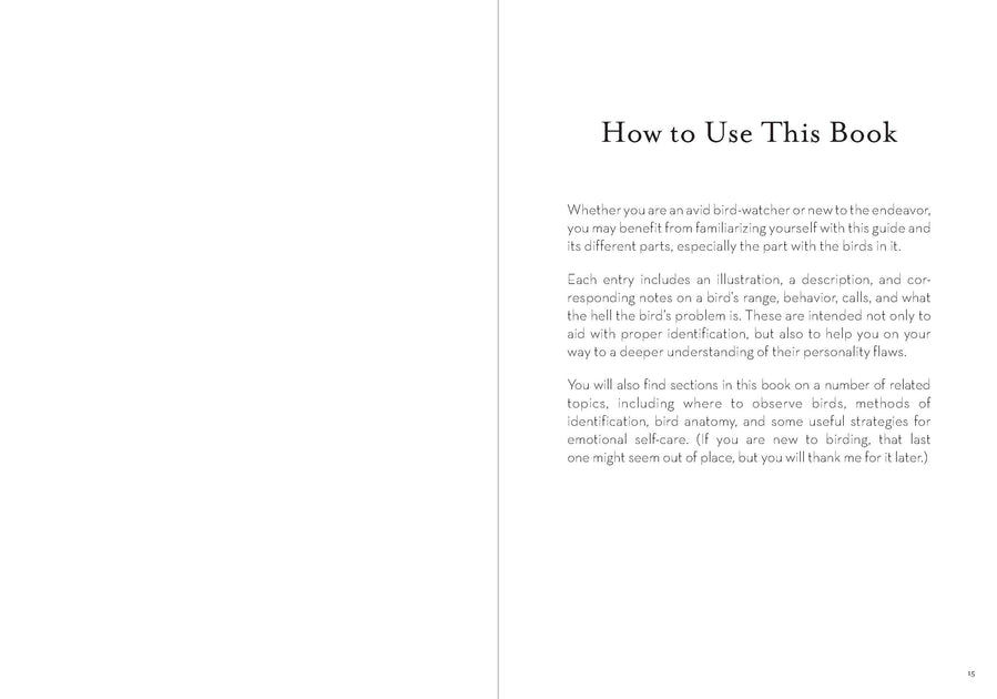 Dumb Birds Field Guide to the Worst Birds Ever – A.MANO Brooklyn