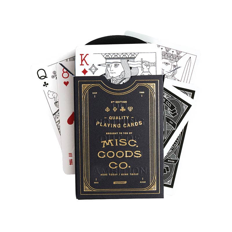 Black Playing Cards | Unique Illustration and Symbols – A.MANO Brooklyn