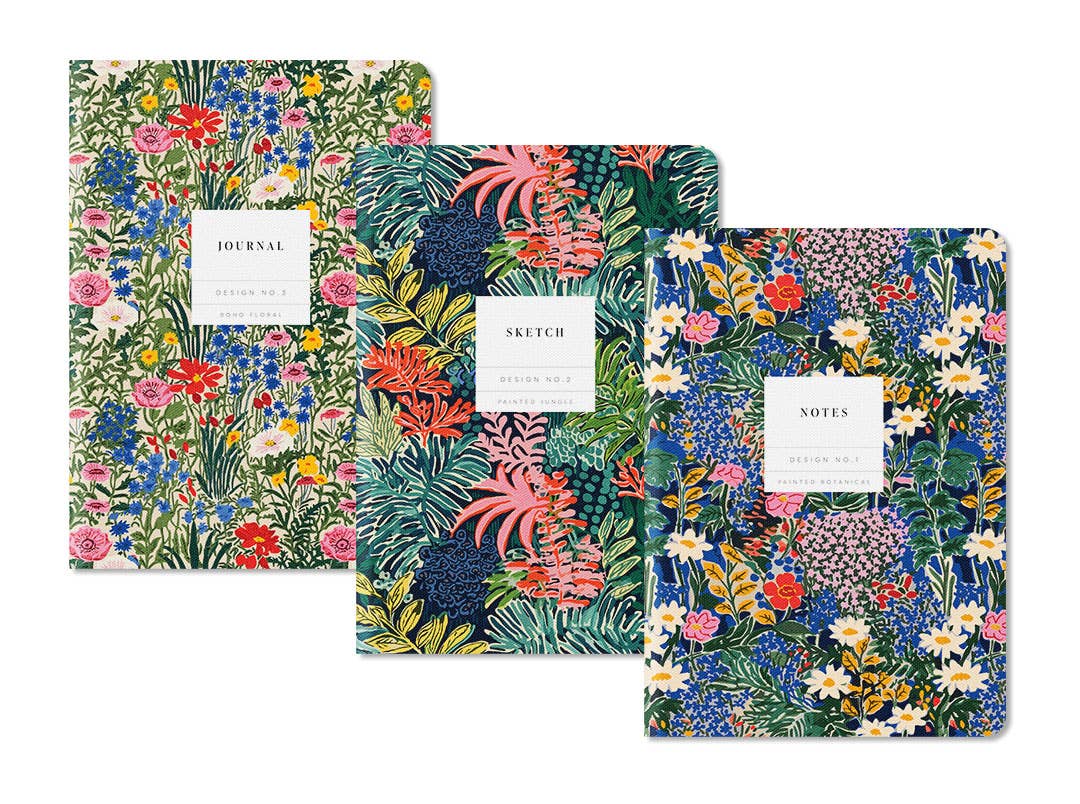 Kaleido Set No.1 | 3 Pack Stitched Notebooks (11761) – A.MANO Brooklyn