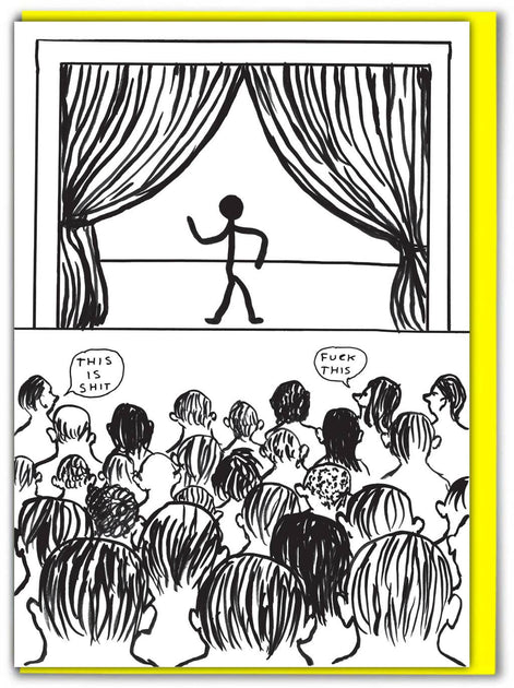 David Shrigley Stage Birthday Card – A.MANO Brooklyn