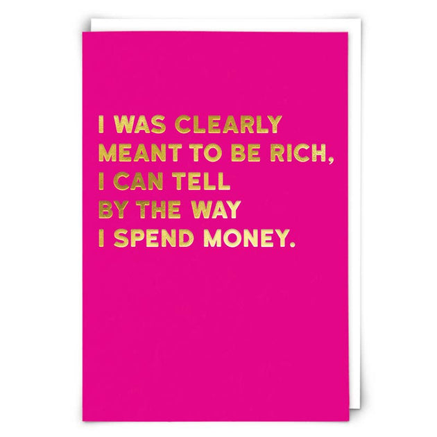 Spend Money Greeting Card – A.MANO Brooklyn